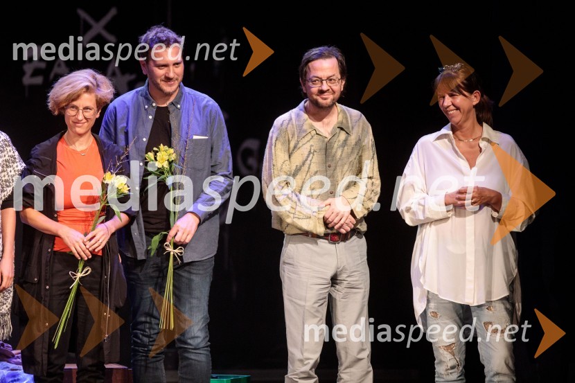 Mediaspeed - Vse zastonj! Vse zastonj!, Prešernovo gledališče Kranj, premiera