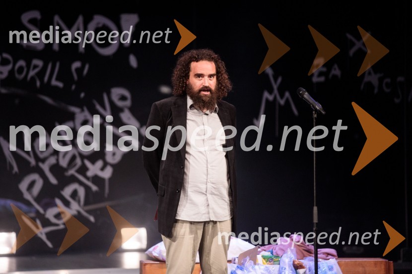 Mediaspeed - Vse zastonj! Vse zastonj!, Prešernovo gledališče Kranj, premiera