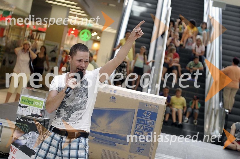 Mediaspeed - Velejapark, nastop Sebastiana in Žane