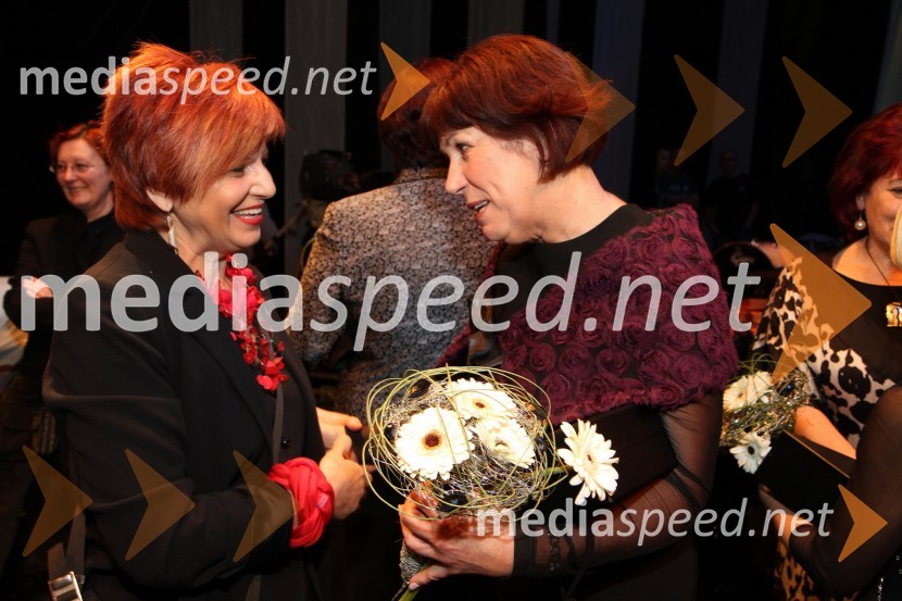 Mediaspeed - Slovenka leta 2010 je Petra Majdič - dogajanje v dvorani ...