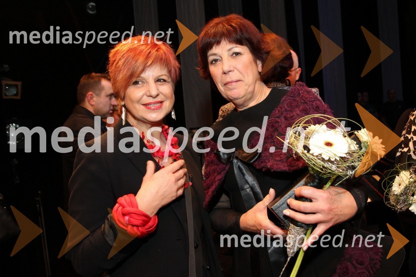 Mediaspeed - Slovenka leta 2010 je Petra Majdič - dogajanje v dvorani ...