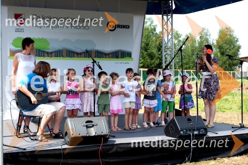 Mediaspeed - Polaganje temeljnega kamna za novi vrtec v Ribnici