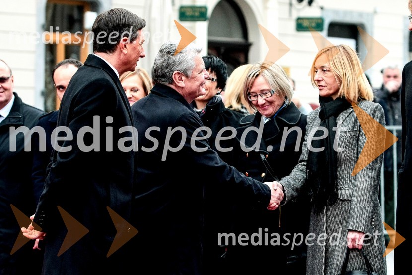 Mediaspeed - Predsednik Nemčije Joachim Gauck v Sloveniji