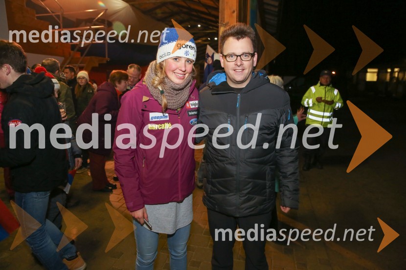 Mediaspeed - Anamarija Lampič, sprejem tekačice na smučeh