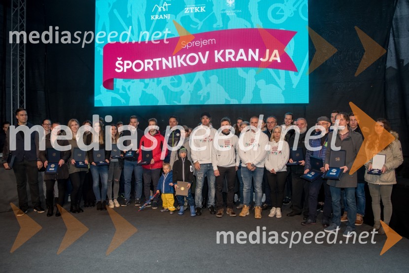 Mediaspeed - Sprejem športnikov Kranja