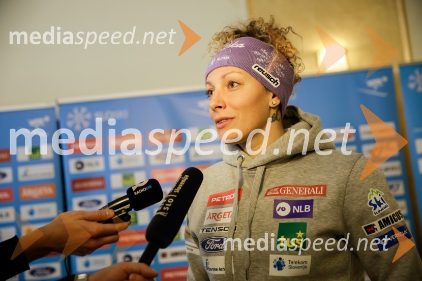 Mediaspeed - Ilka Štuhec, novinarska konferenca